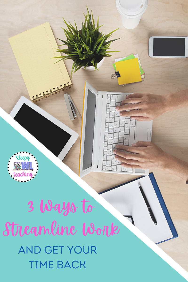 3 Strategies to Streamline Work and Get Your Time Back - Sleepy Owl ...